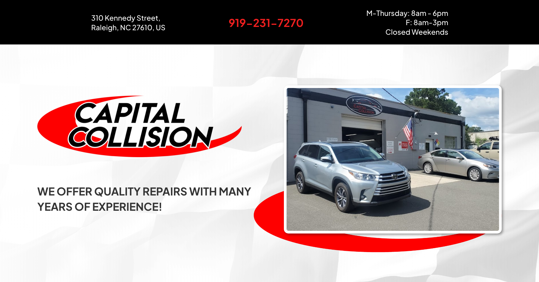 Auto Body Shop in Raleigh, North Carolina - Auto Body Experts You Can ...